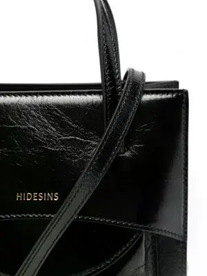HIDESINS Logo-print Leather Tote Bag