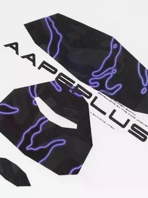 AAPE BY *A BATHING APE Moonface-print T-shirt