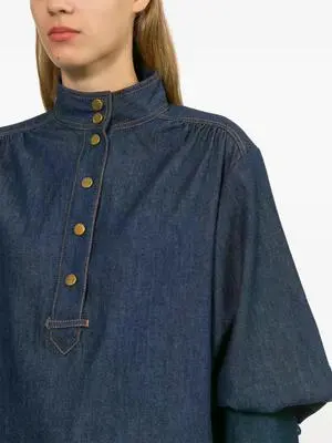 Zimmermann Billow Denim Blouse