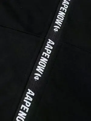 AAPE BY *A BATHING APE Logo-patch Zip-up Hoodie