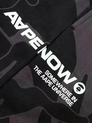 AAPE BY *A BATHING APE Moonface Camo-print Shorts