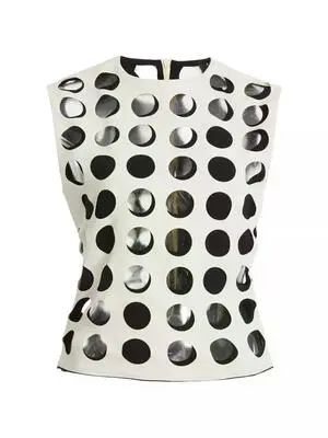 A.W.A.K.E. Mode Layered Cut-out Top - White