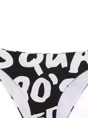 Dsquared2 All-over Logo Print Bikini