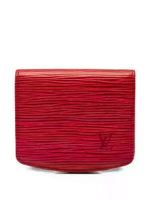 LOUIS VUITTON 1993 Epi Coin Pouch - Red