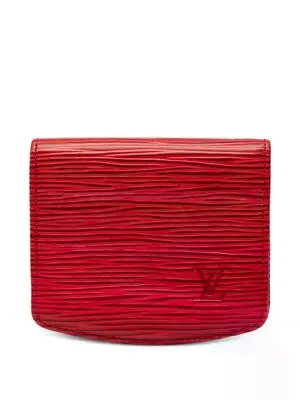 LOUIS VUITTON 1993 Epi Coin Pouch - Red