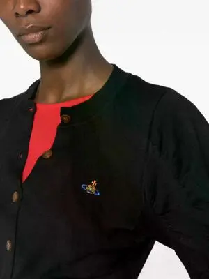 VIVIENNE WESTWOOD Orb-embroidered Wool Sweater