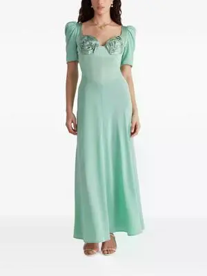 VIOLANTE NESSI Baccarat Silk Maxi Dress