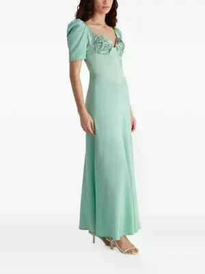 VIOLANTE NESSI Baccarat Silk Maxi Dress