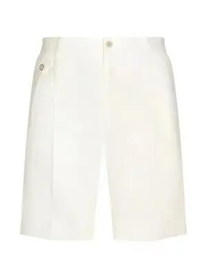 Dolce & Gabbana Linen Shorts - White
