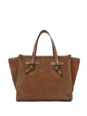 MARCELLA CLUB Miss Marcella Knot-detail Tote Bag - Brown