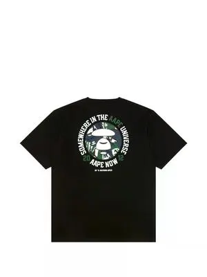 AAPE BY *A BATHING APE Moonface Camo-print T-shirt