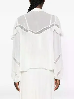 TWINSET Pleated Ruffled Blouse