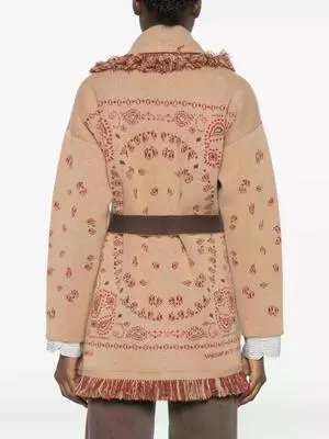 Alanui Bandana Print Cardigan