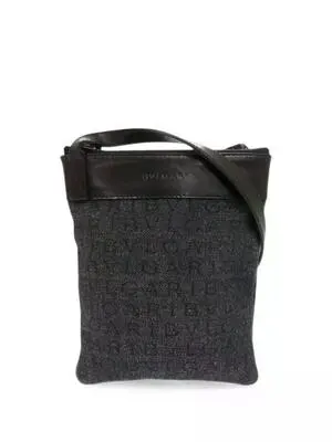 BVLGARI 2000-2026 Logomania Canvas Crossbody Bag