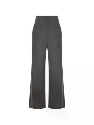Alberta Ferretti High-waisted Tailored Trousers - Grey