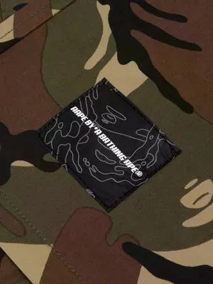 AAPE BY *A BATHING APE Moonface Camouflage-print Shirt