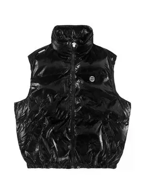 AAPE BY *A BATHING APE Moonface Glossy Puffer Gilet
