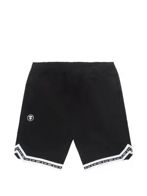AAPE BY *A BATHING APE Moonface Logo-trim Track Shorts