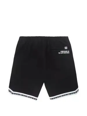 AAPE BY *A BATHING APE Moonface Logo-trim Track Shorts