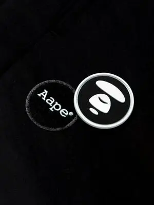 AAPE BY *A BATHING APE Moonface Logo-trim Track Shorts
