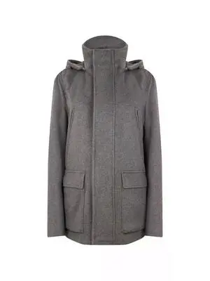 Herno Hooded Cashmere Coat