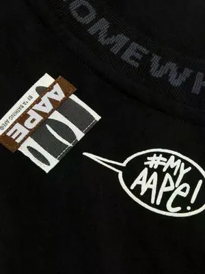 AAPE BY *A BATHING APE Moonface Patch Sweatshirt