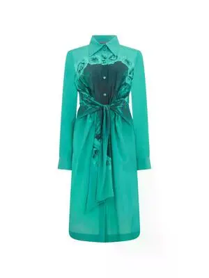 Alberta Ferretti Button Up Dresses