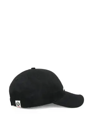 AAPE BY *A BATHING APE Moonface Heart-patch Baseball Cap - Black
