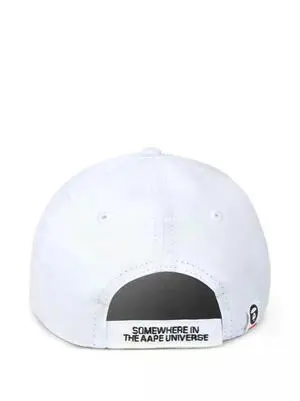 AAPE BY *A BATHING APE Moonface Heart-patch Baseball Cap - Black