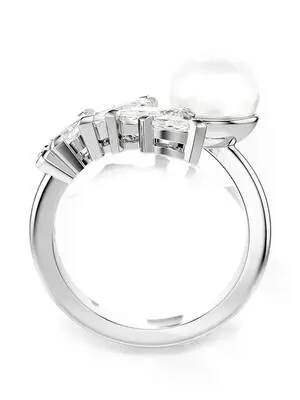 SWAROVSKI Mesmera Crystal-embellished Open Ring - Silver
