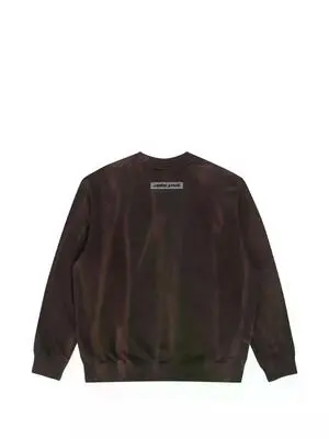 AAPE BY *A BATHING APE Embroidered Tie-dye Sweatshirt - Brown