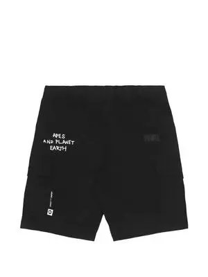 AAPE BY *A BATHING APE Moonface Belted Cargo Shorts