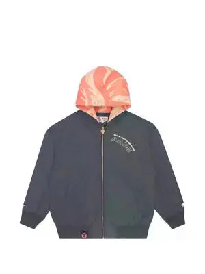 AAPE BY *A BATHING APE Panelled Logo Jacket - Grey