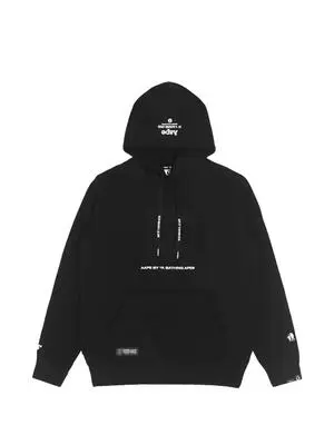 AAPE BY *A BATHING APE Moonface Embossed Hoodie - Black
