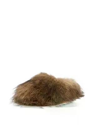 A.W.A.K.E. Mode Fur Texture Mules
