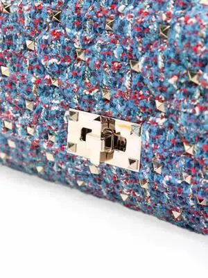 Valentino Garavani Tweed Cross Body Bag