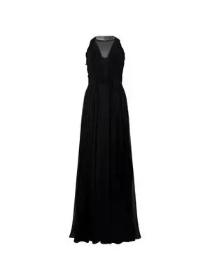 Alberta Ferretti Pleated Maxi Dress