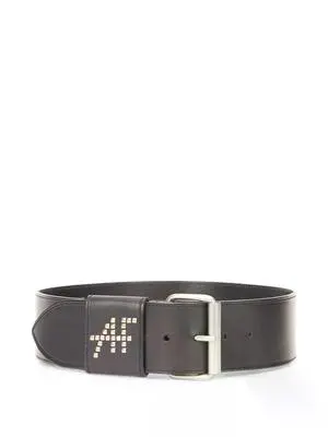 ALBERTA FERRETTI Logo-stud Leather Belt