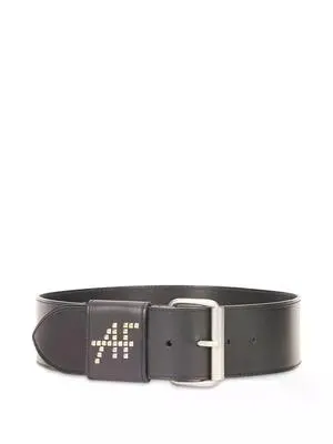 ALBERTA FERRETTI Logo-stud Leather Belt
