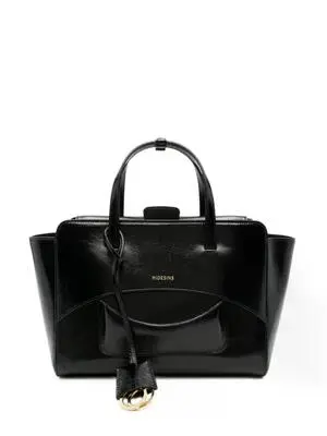 HIDESINS Flap M Crisp Tote Bag - Black