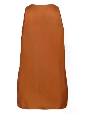 PAULA Serena V-neck Silk Tank Top