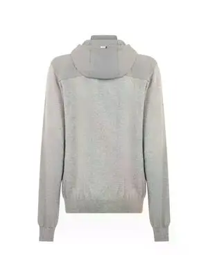 Herno Zip-up Cashmere Hoodie - Grey