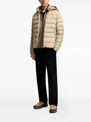 Moncler Hooded Padded Jacket - Neutrals