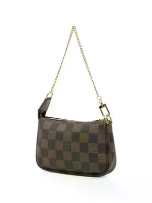 LOUIS VUITTON Damier Ebene Mini Pochette Accessoires Handbag