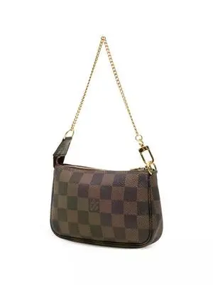 LOUIS VUITTON Damier Ebene Mini Pochette Accessoires Handbag