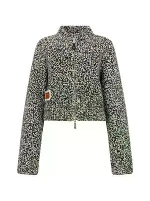 Dsquared2 Reversible Mouliné Zipped Knit Cardigan