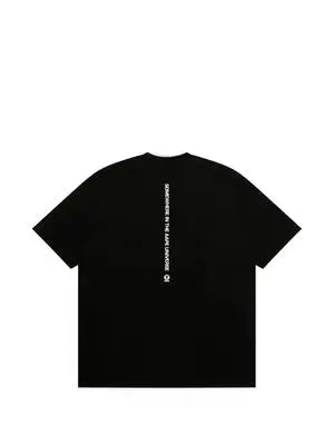 AAPE BY *A BATHING APE Now Moonface Logo-patch T-shirt