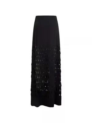 Alberta Ferretti Cut-out Maxi Skirt