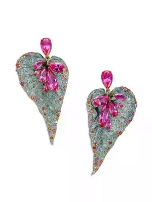 ANABELA CHAN Spirulina Sapphire Earrings - Gold
