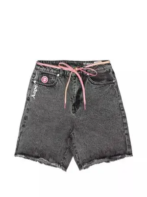 AAPE BY *A BATHING APE Moonface Patch Embroidered Shorts